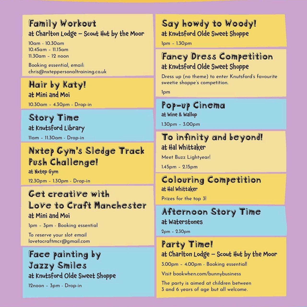 School Summer Holiday Activities - Scene in Knutsford